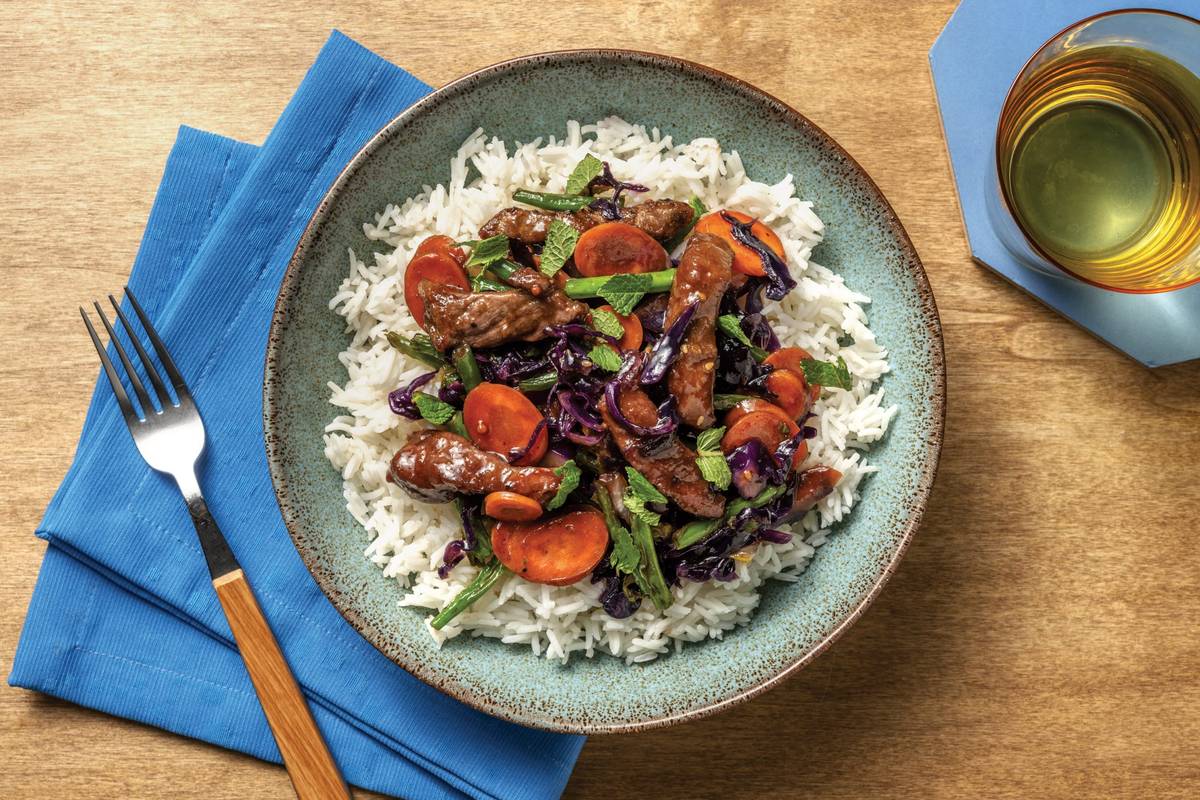 Easy Thai-Style Beef & Oyster Sauce Stir-Fry Recipe | HelloFresh