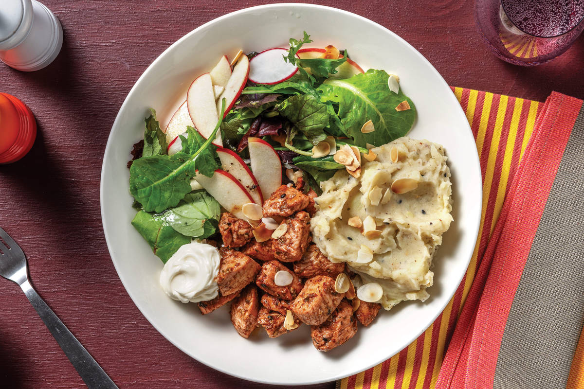 Quick Tunisian Chicken & Sumac Crushed Potatoes Recipe | HelloFresh