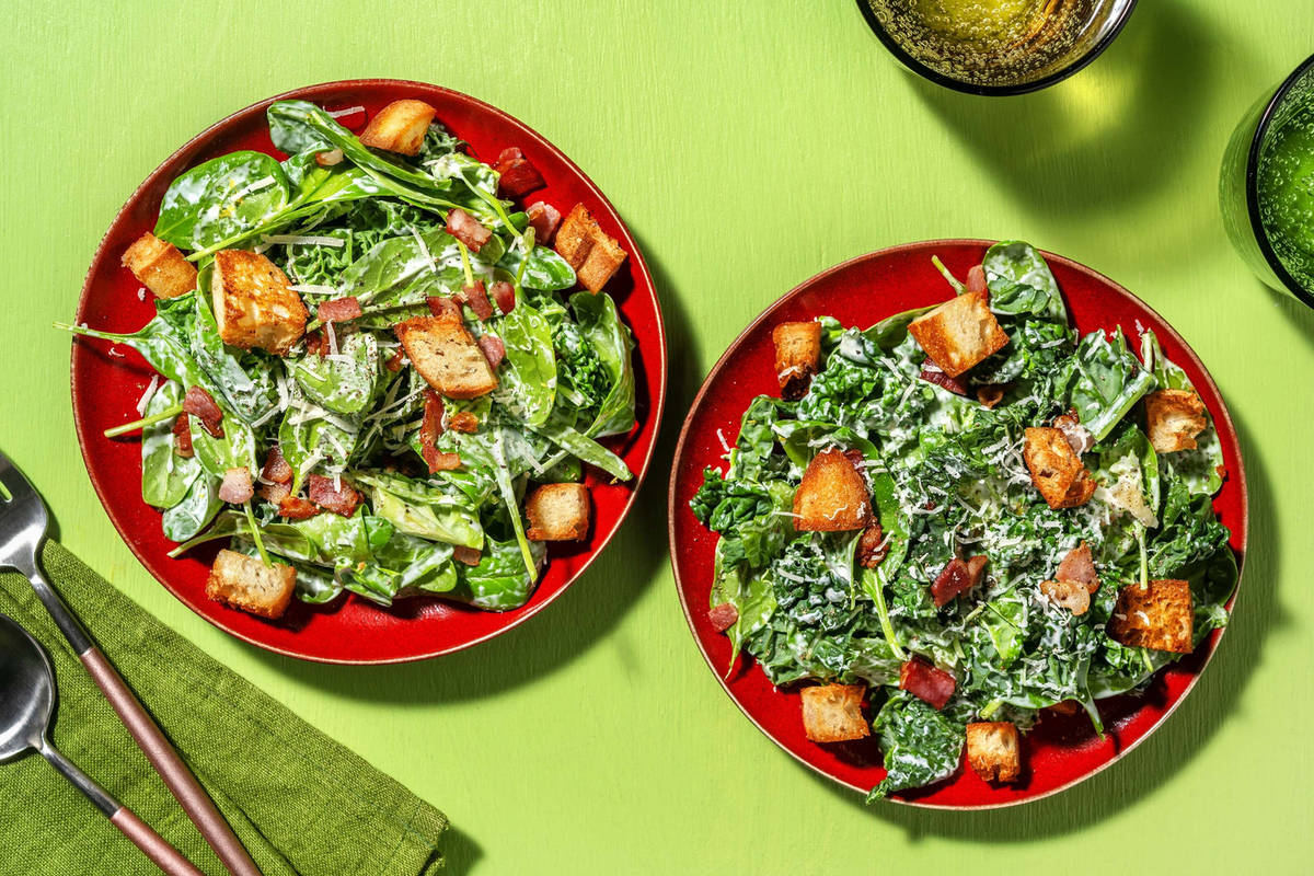 Kale Caesar Salad Kit Recipe | HelloFresh