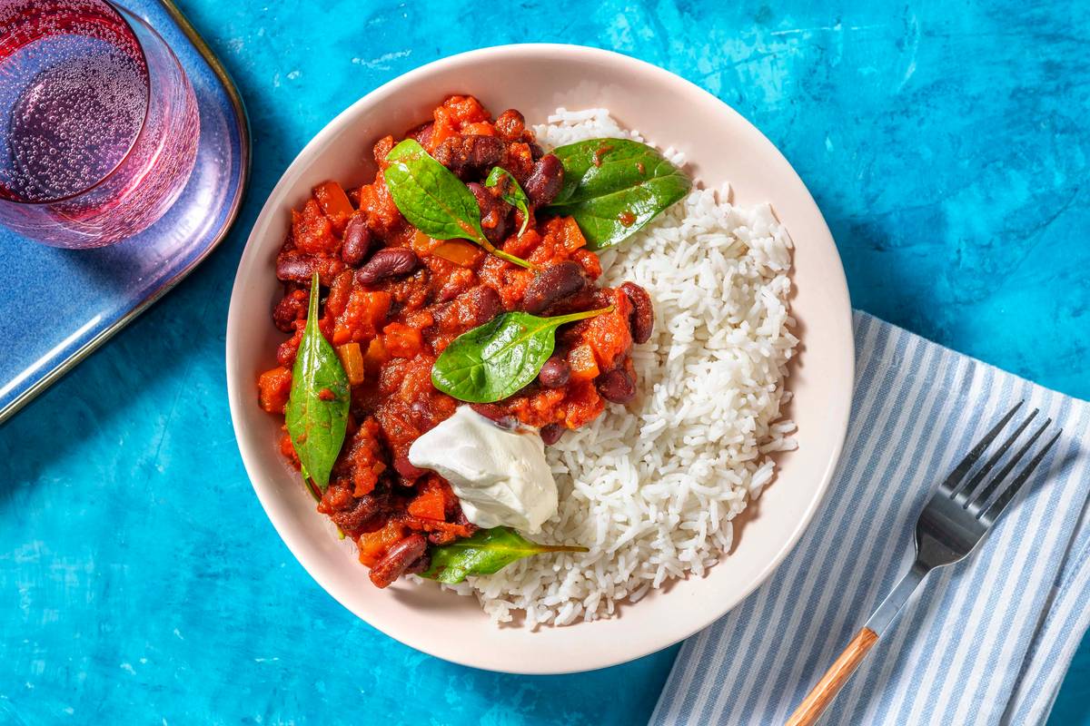 Veggie Bean Chilli Recipe | HelloFresh