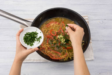 Saffron-Poached Basa with Basmati Rice, Caramelized Onion, and Sweet ...