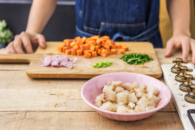Fish Curry, Sweet Potato & Chapatis Recipe | HelloFresh