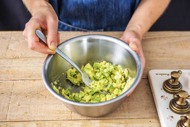 Corn with Rice, Beans and Guac Recipe | HelloFresh