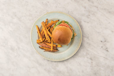 Tex-Mex Cheesy Beef Burger Recipe | HelloFresh
