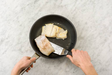 Honey Glazed Cod & Harissa Mixed Bean Stew Recipe | HelloFresh