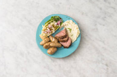 Runderlende met zelfgemaakte honing-mosterdsaus Recept | HelloFresh