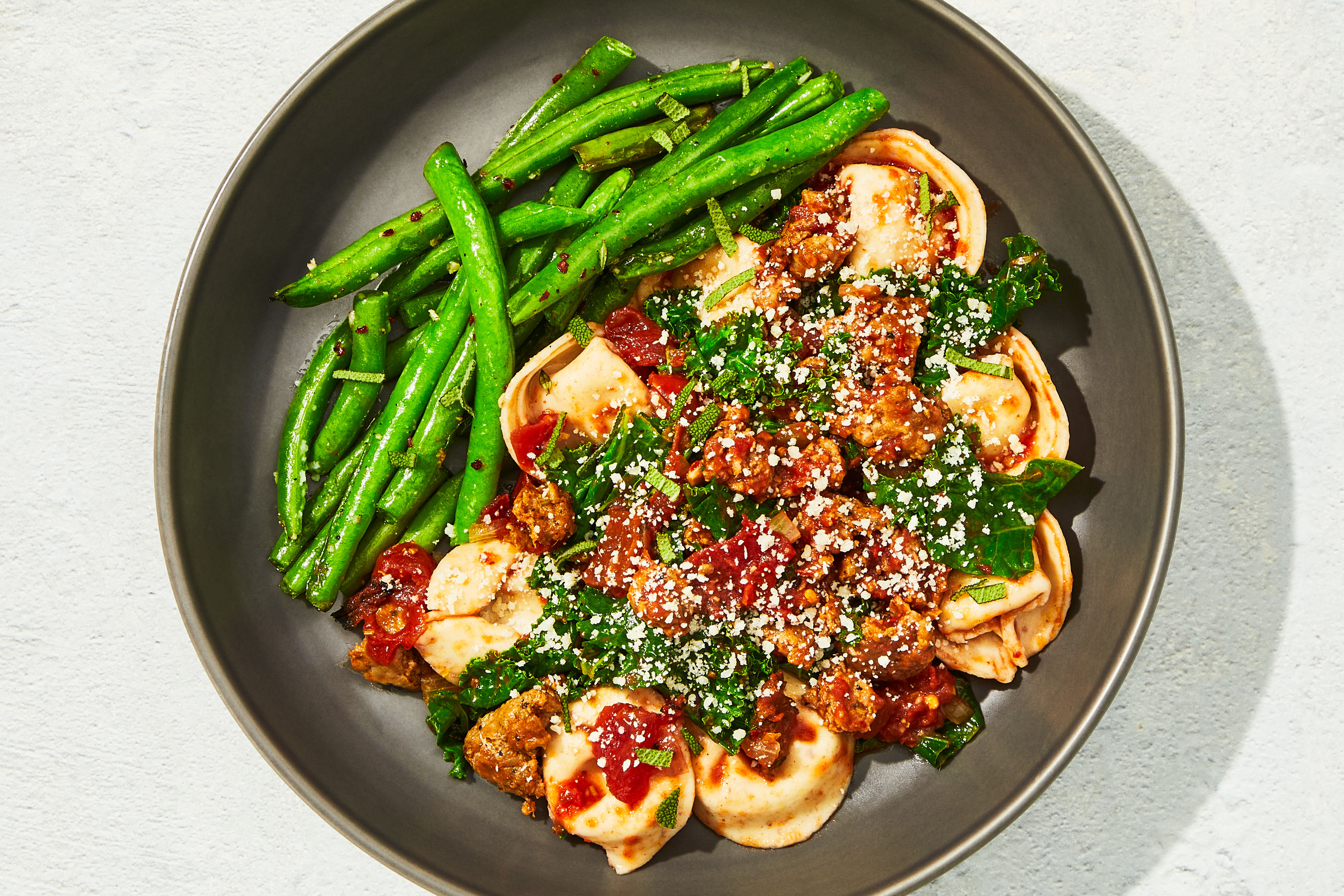 Four-Cheese Tortellini & Italian Sausage Pizzaiola Recipe | HelloFresh