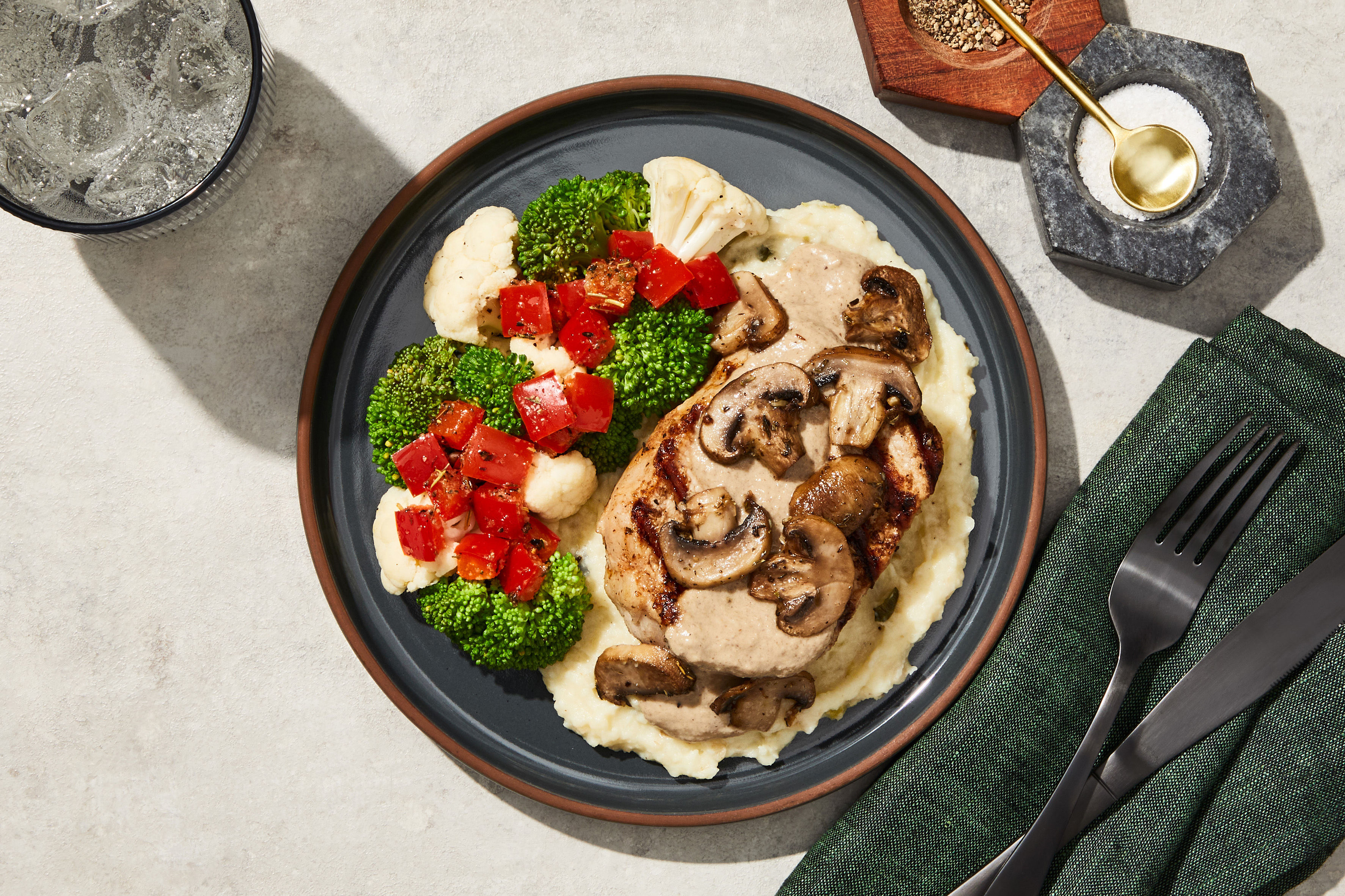 Mushroom & Onion Cream Pork Chop Recipe | HelloFresh