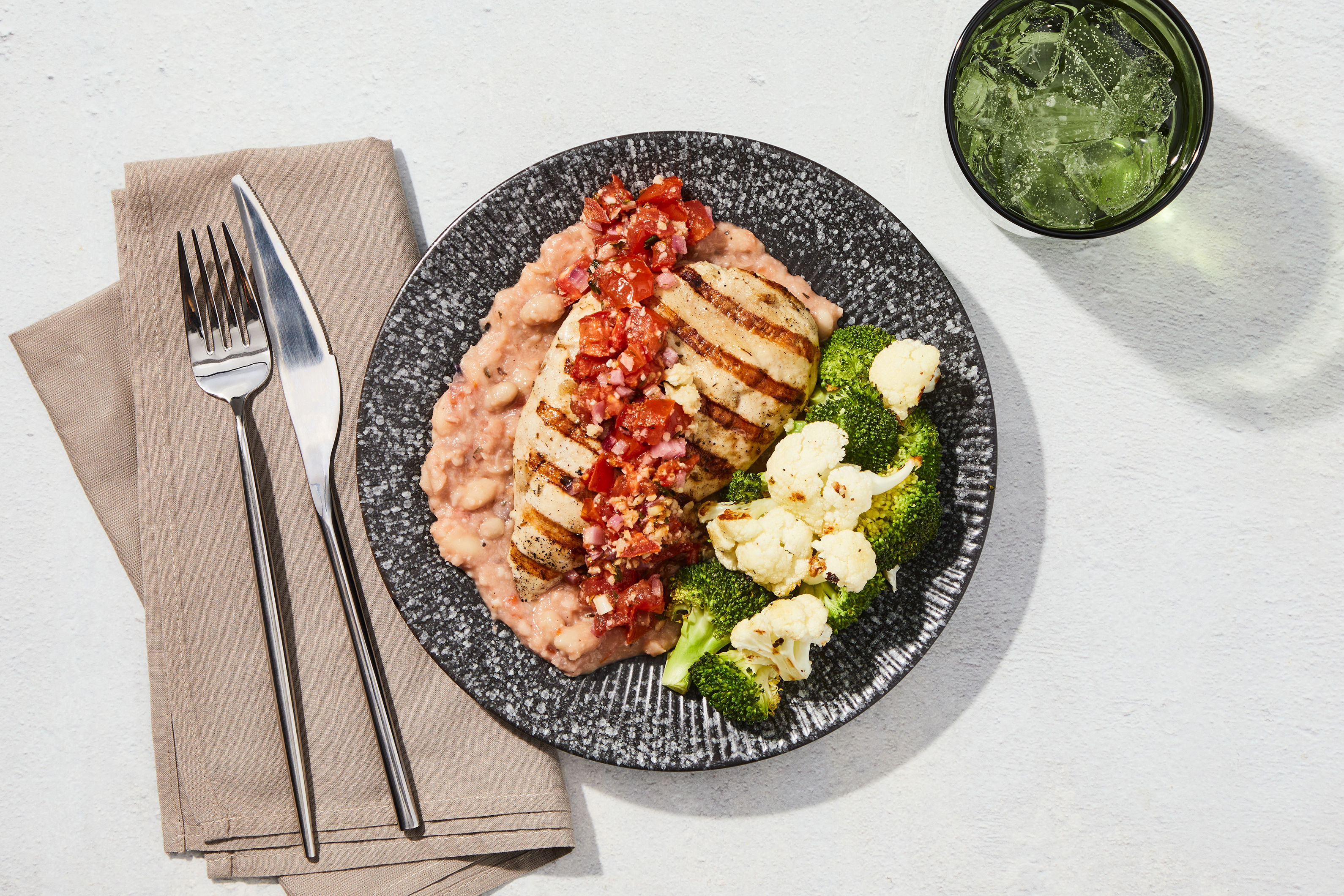 Smashed Bean & Tomato Chicken Recipe | HelloFresh