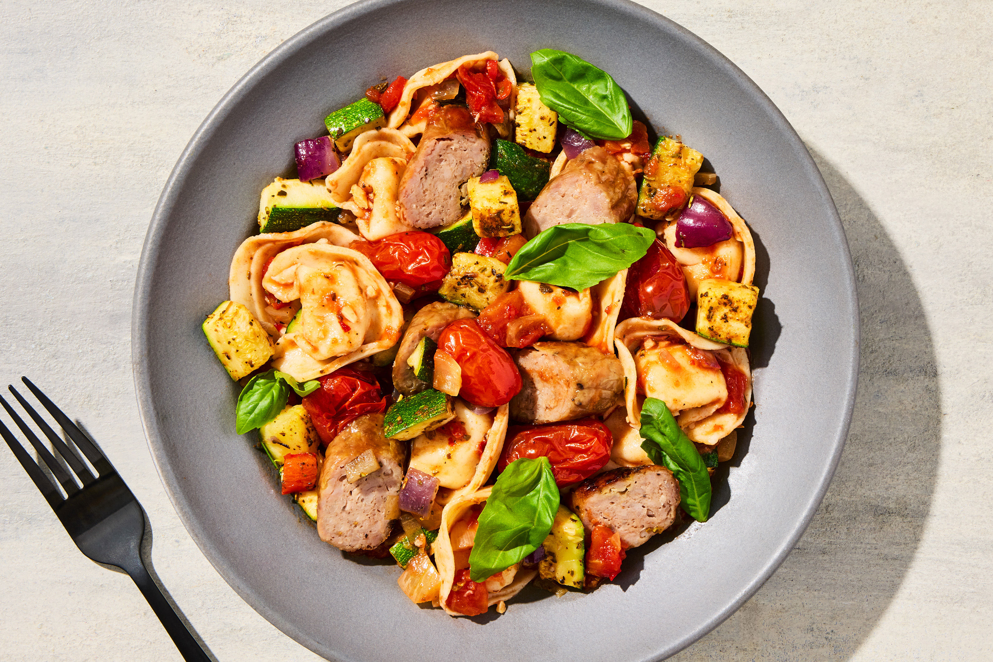 Pizzaiola Tortellini & Italian Sausage Recipe | HelloFresh