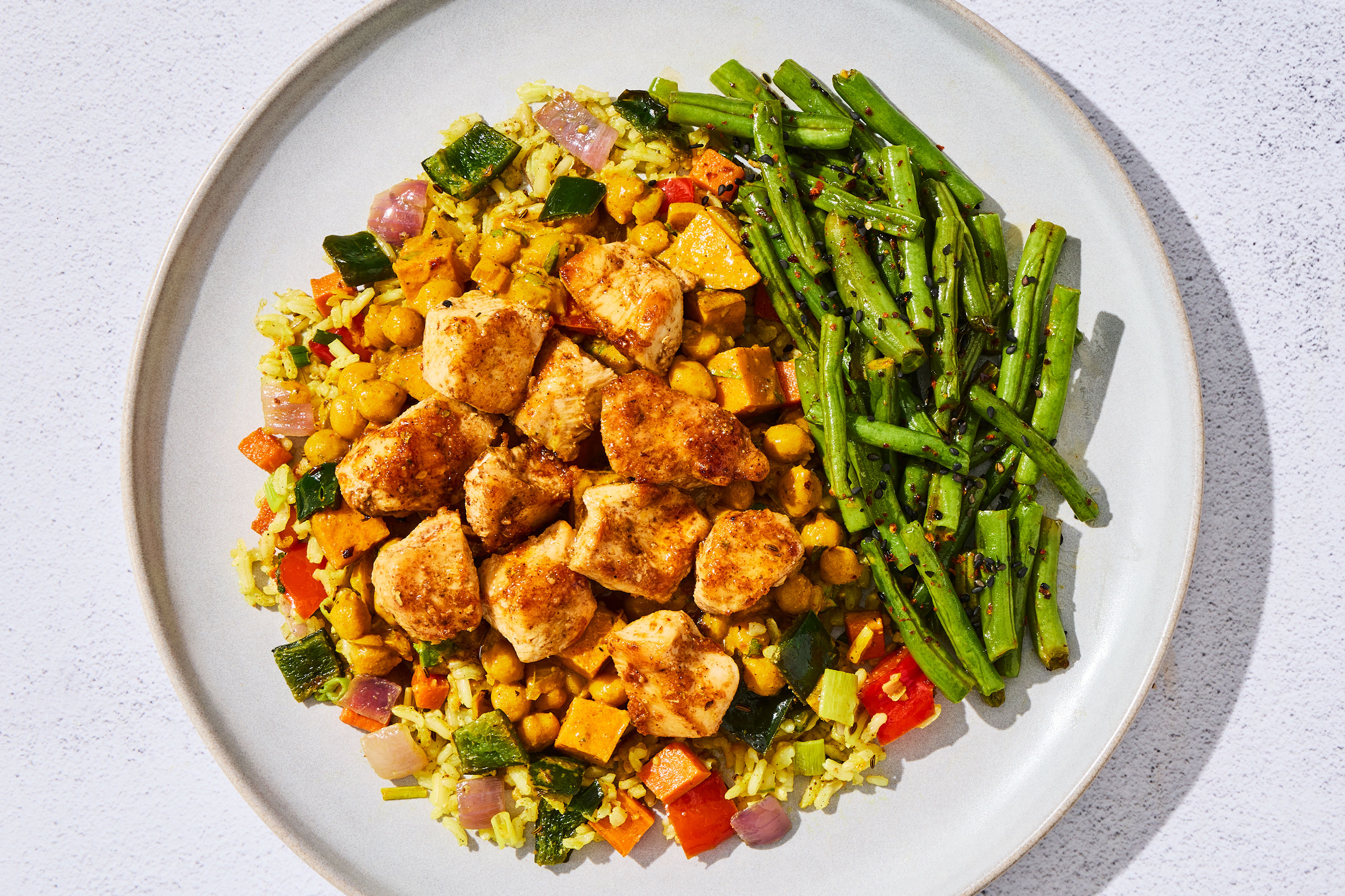 Sweet Potato & Chickpea Chicken Curry Recipe | HelloFresh