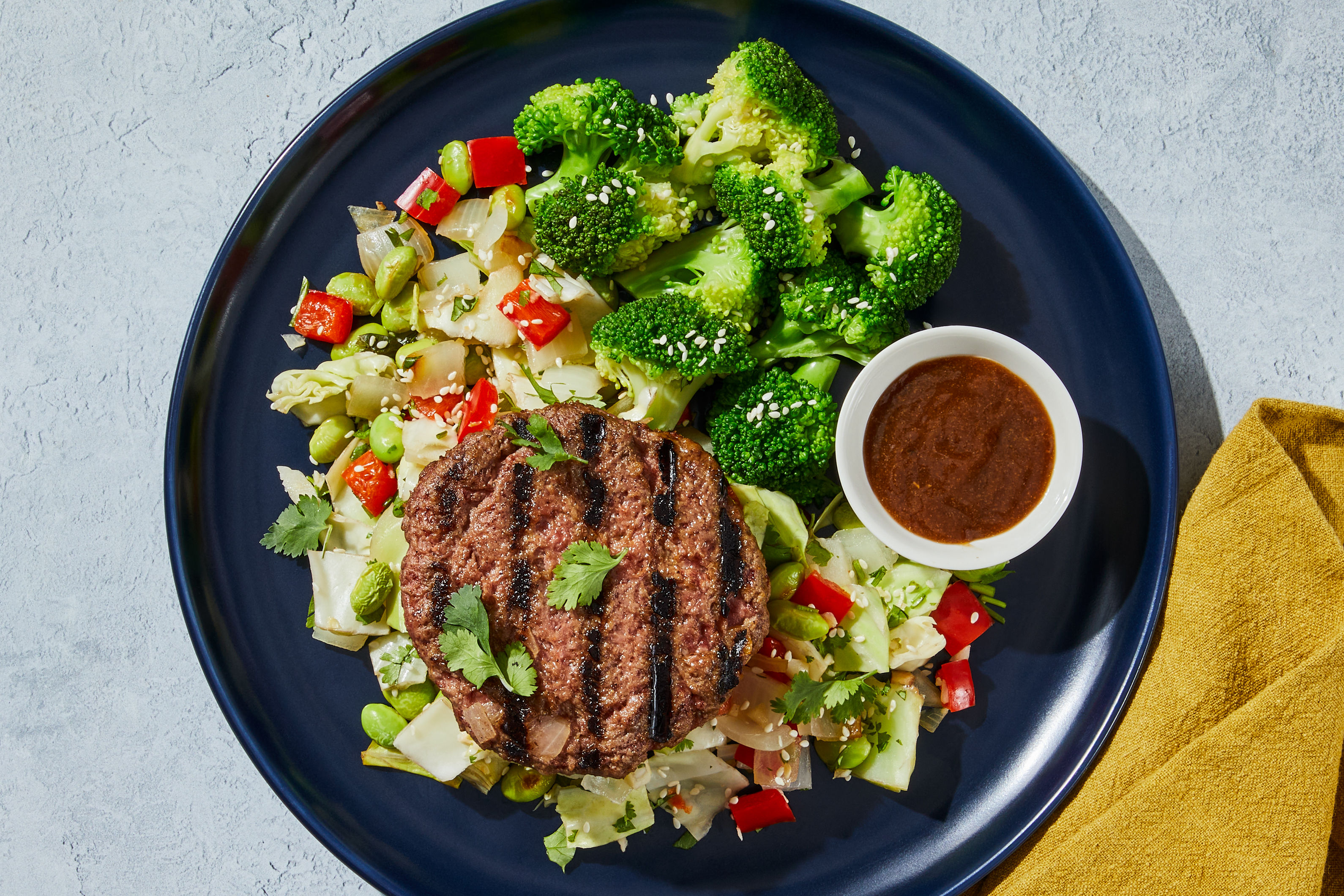 Ginger Teriyaki Burger Recipe | HelloFresh