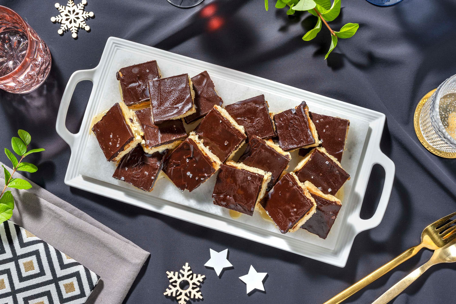 Festive Millionaire Bars Recipe | HelloFresh