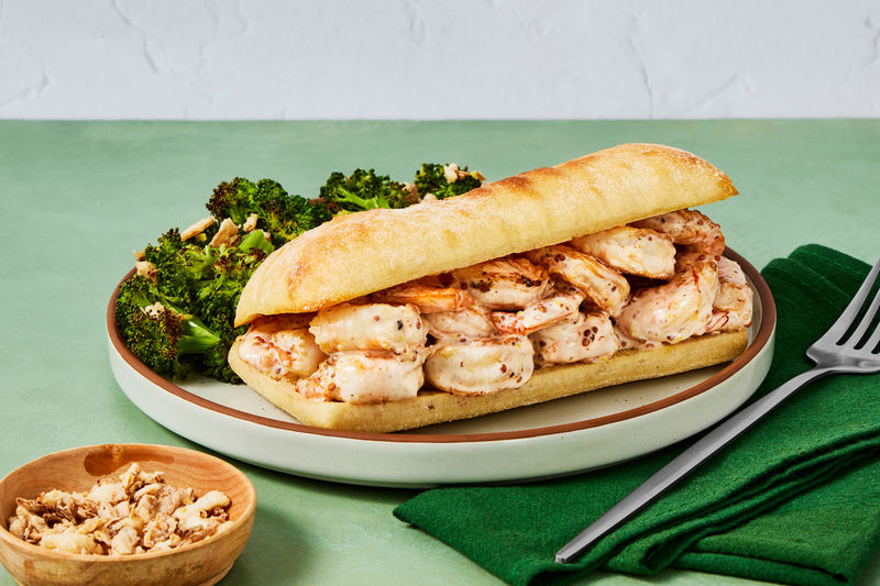 SuperQuick Lemon-Pepper Shrimp Rolls Recipe | HelloFresh