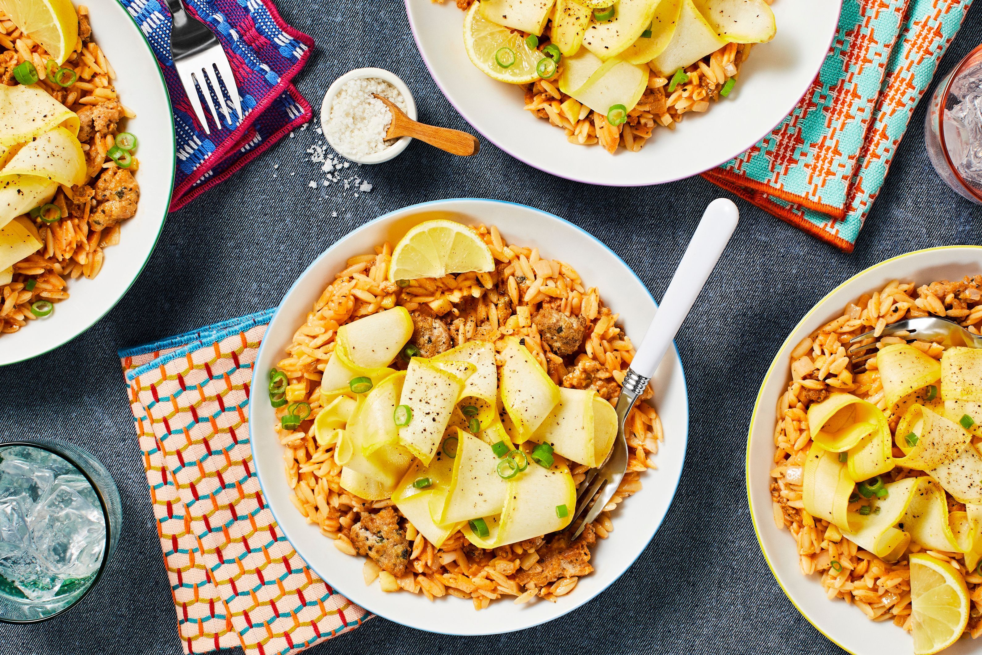 Quick Chicken Sausage Orzo Recipe | HelloFresh