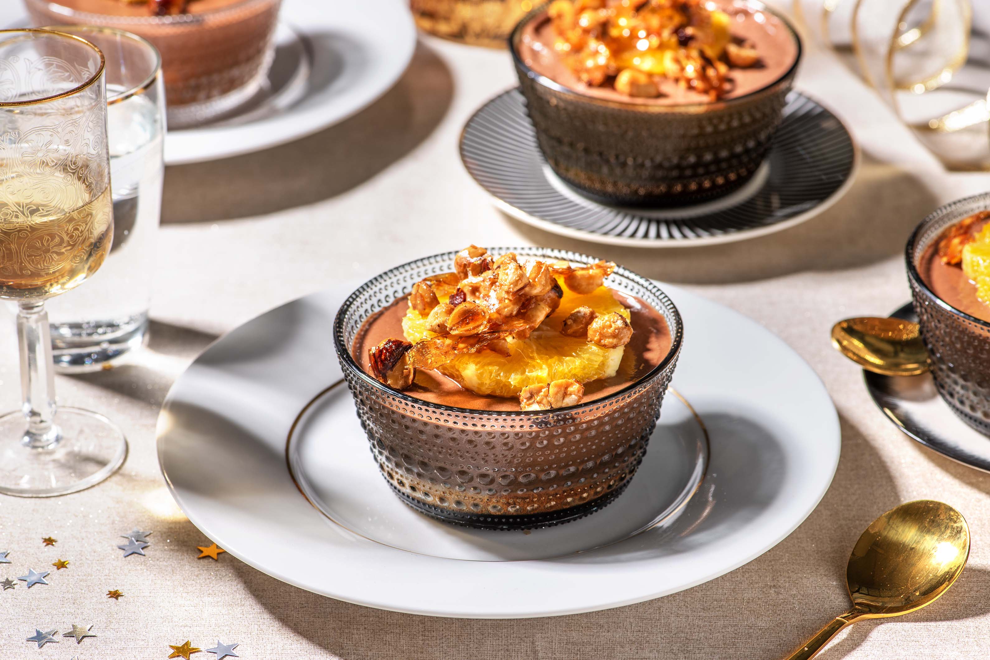 Chocolate Orange Cheesecake Pots Recipe | HelloFresh