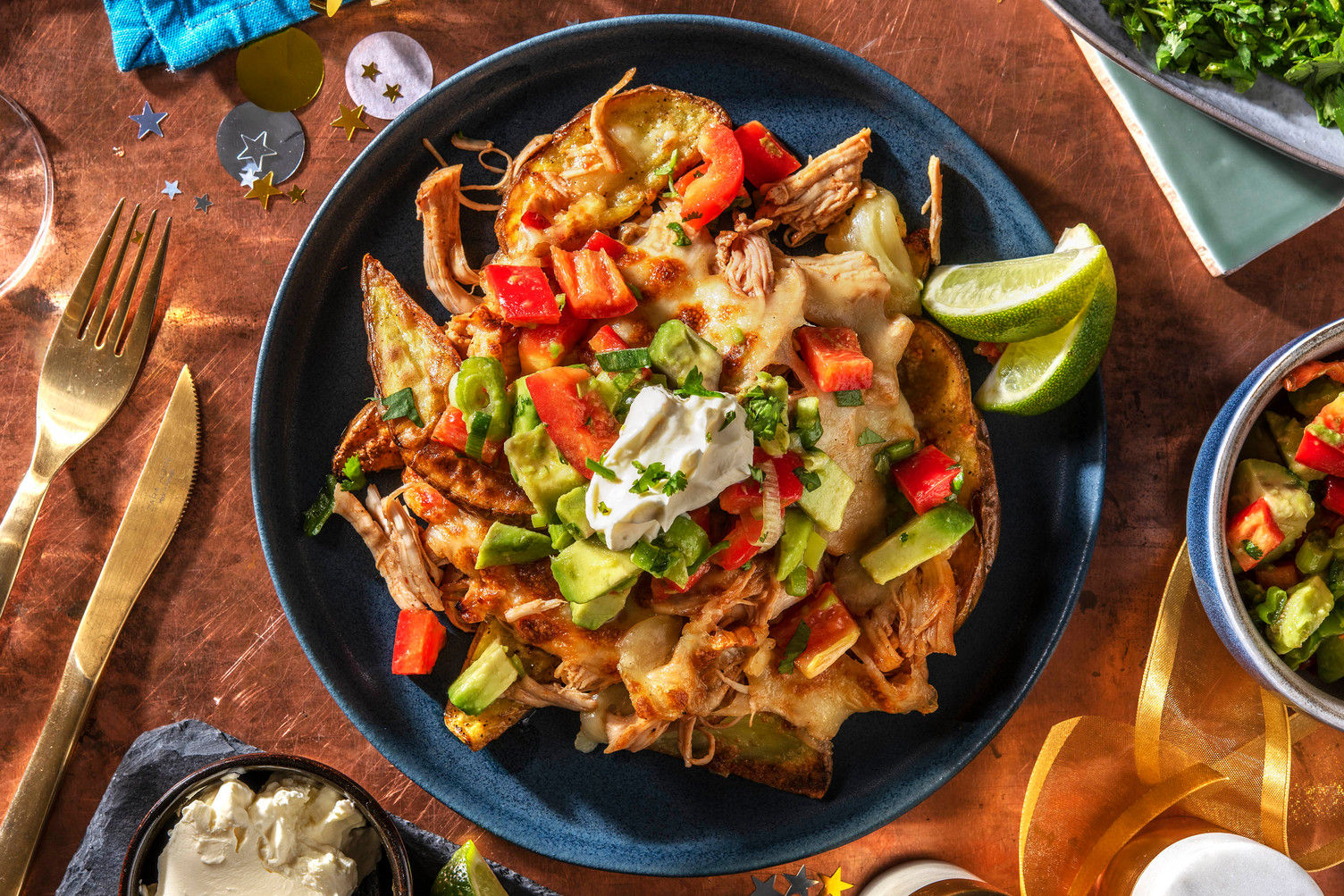 BBQ Chicken Loaded Wedges Recipe | HelloFresh