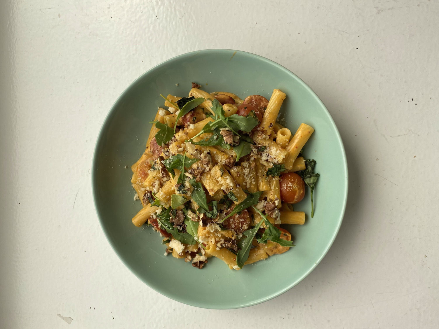 Quick and creamy Calabrese chorizo rigatoni Recept | HelloFresh