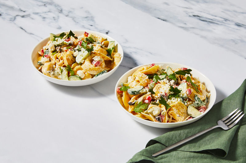 Creamy Greek-Inspired Tortellini Salad Recipe | HelloFresh