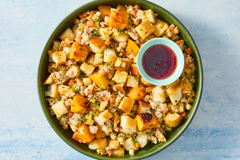 One-Pan Ground Turkey Stuffing Bowls Recipe | HelloFresh