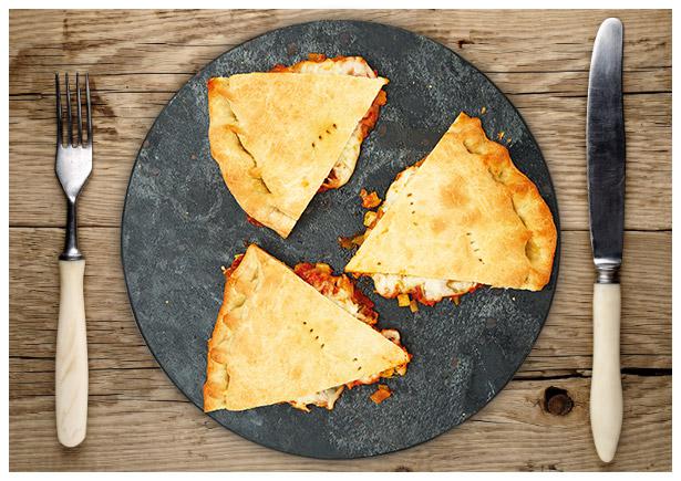 Zucchini „Calzone“ mit zweierlei Käse Rezept | HelloFresh