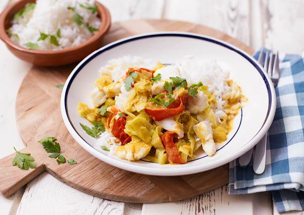 Romige viscurry met heekfilet Recept | HelloFresh