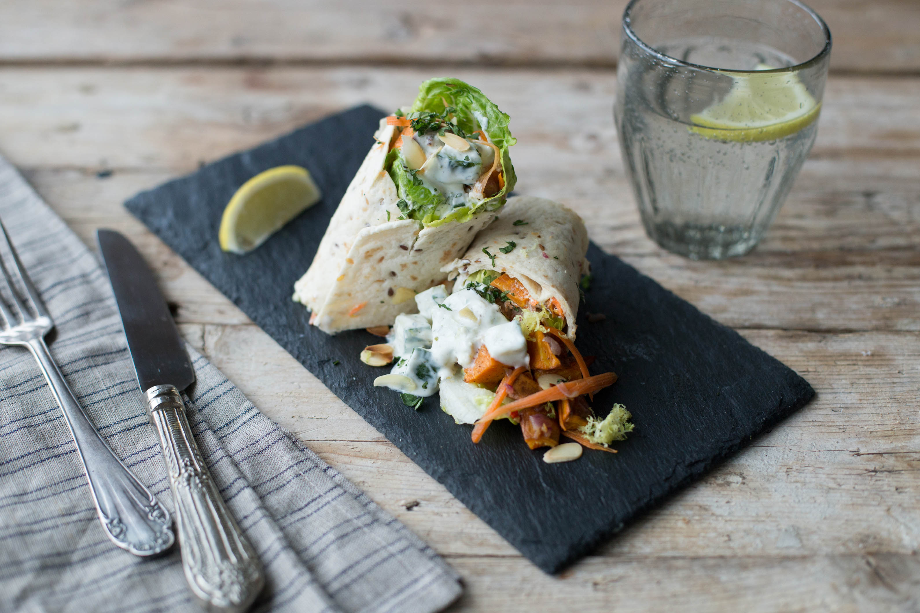 Lebanese Sweet Potato Wraps Recipe | HelloFresh