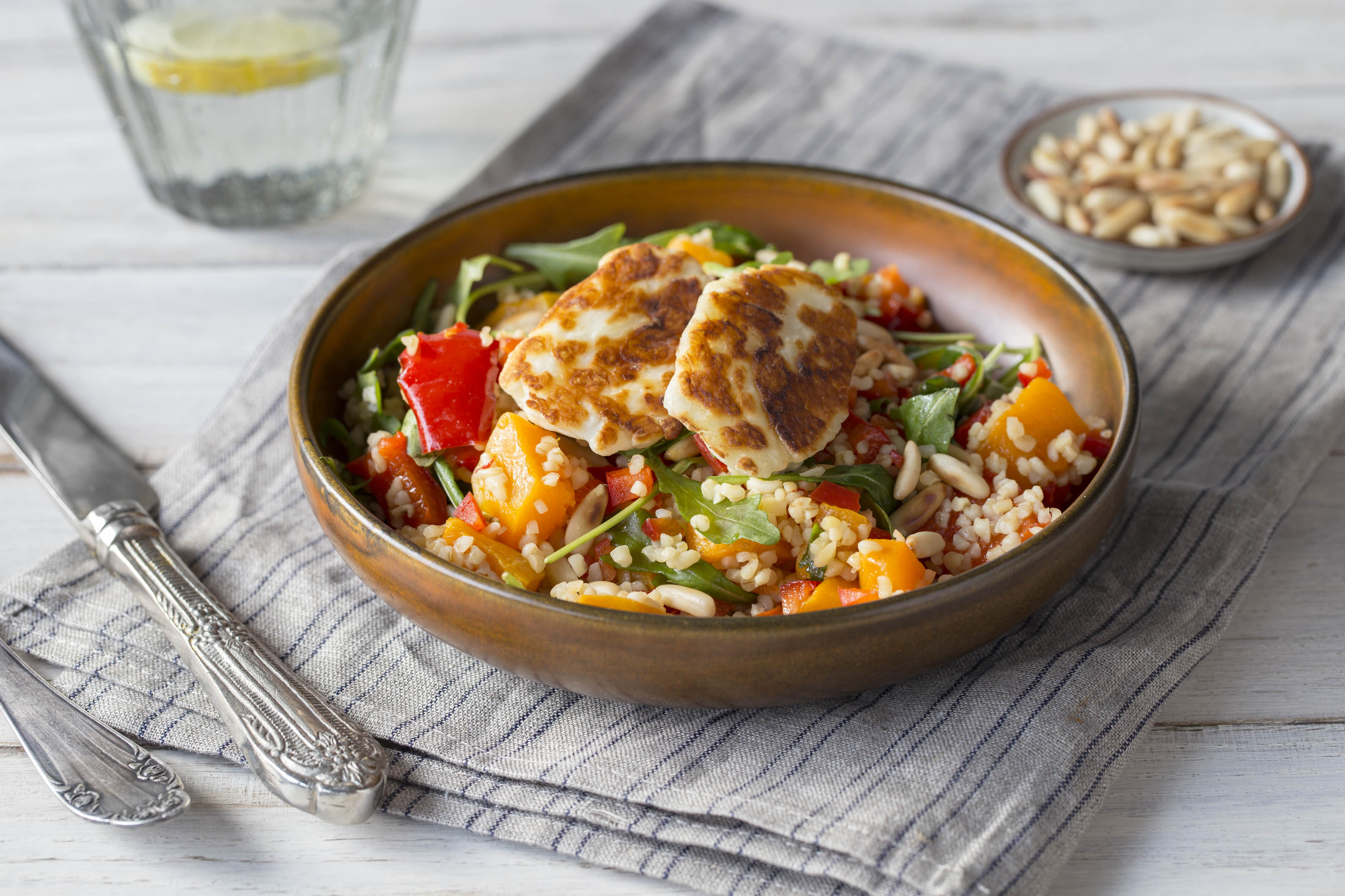 Roasted Butternut Squash and Halloumi Jumble Recipe | HelloFresh
