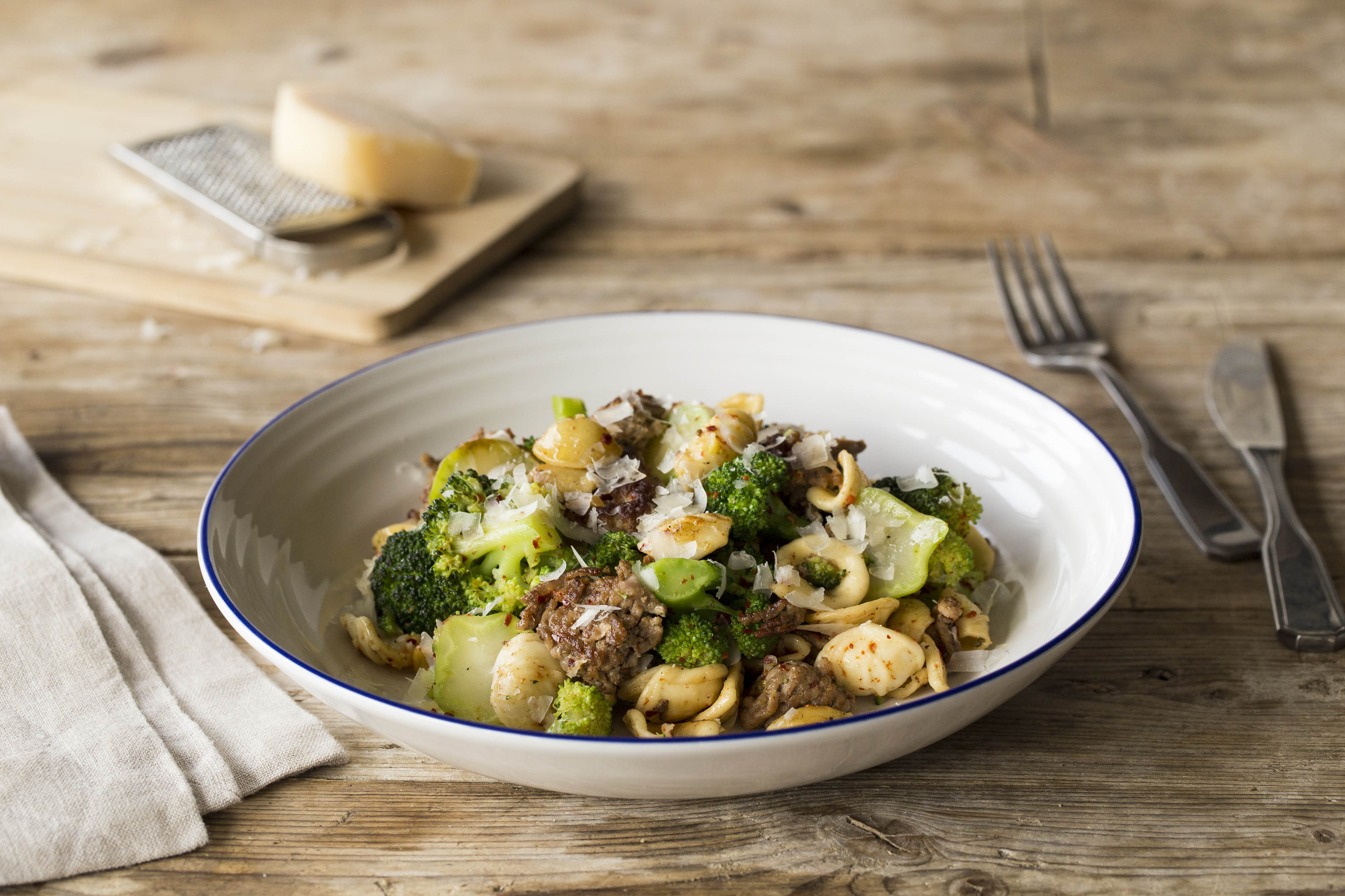 Herbed Pork & Broccoli Conchiglie Recipe | HelloFresh