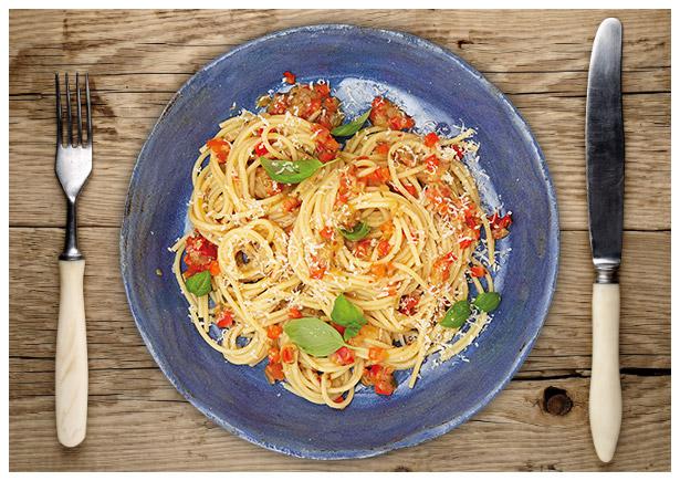 Paprika Spaghetti a la Provence Rezept | HelloFresh