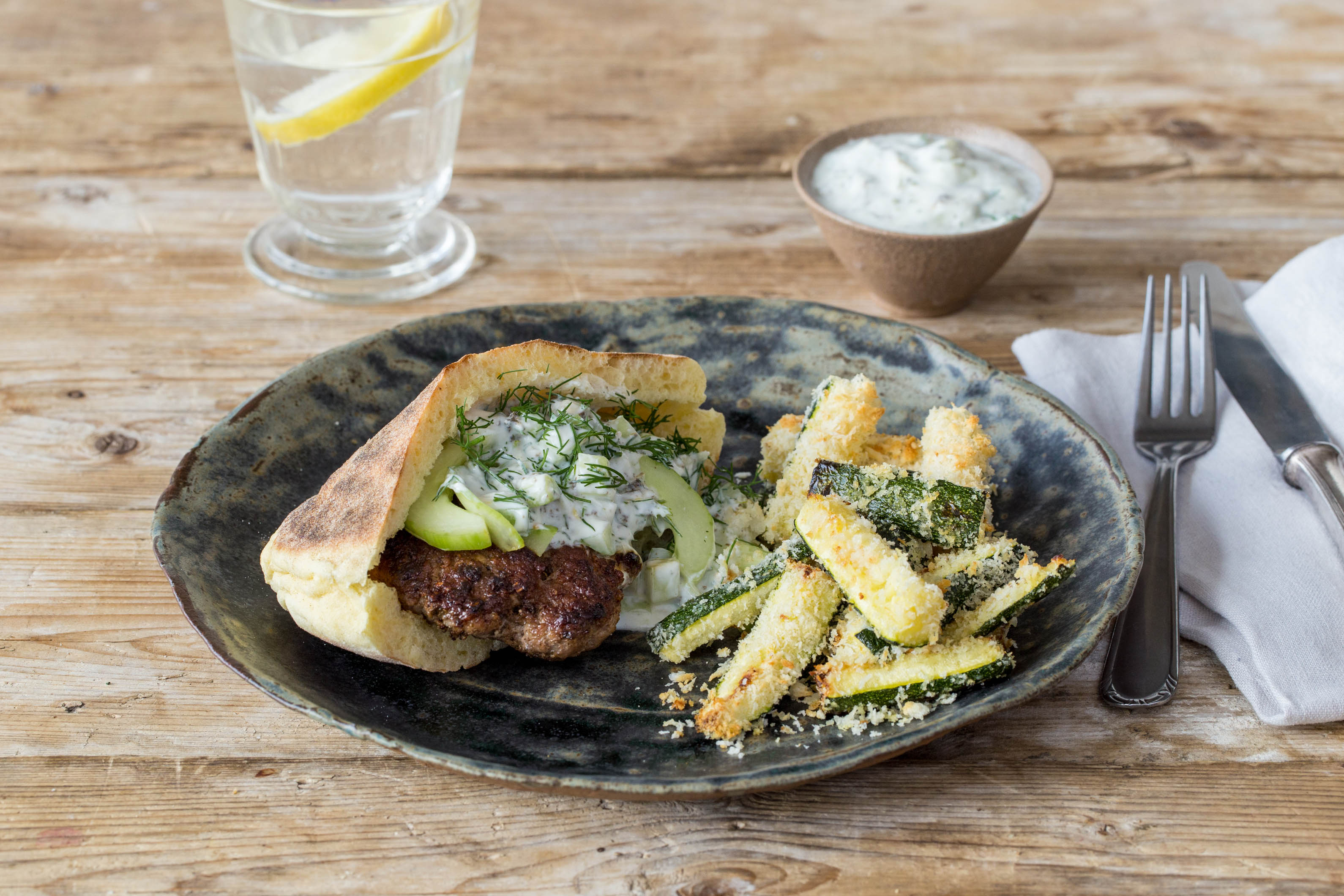 Za'atar Pita Burgers Recipe | HelloFresh