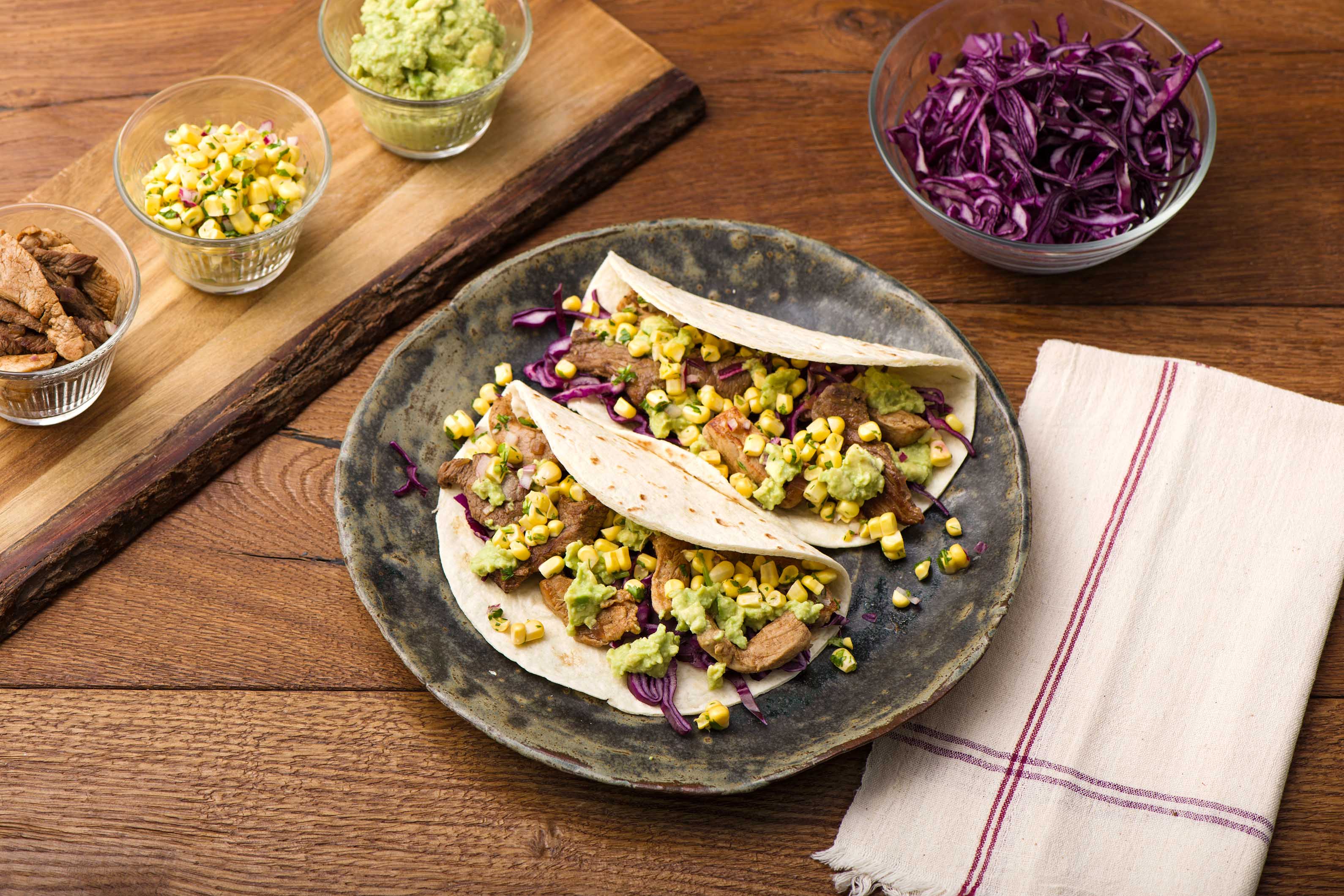 Family Sizzling Beef Tacos Recipe | HelloFresh