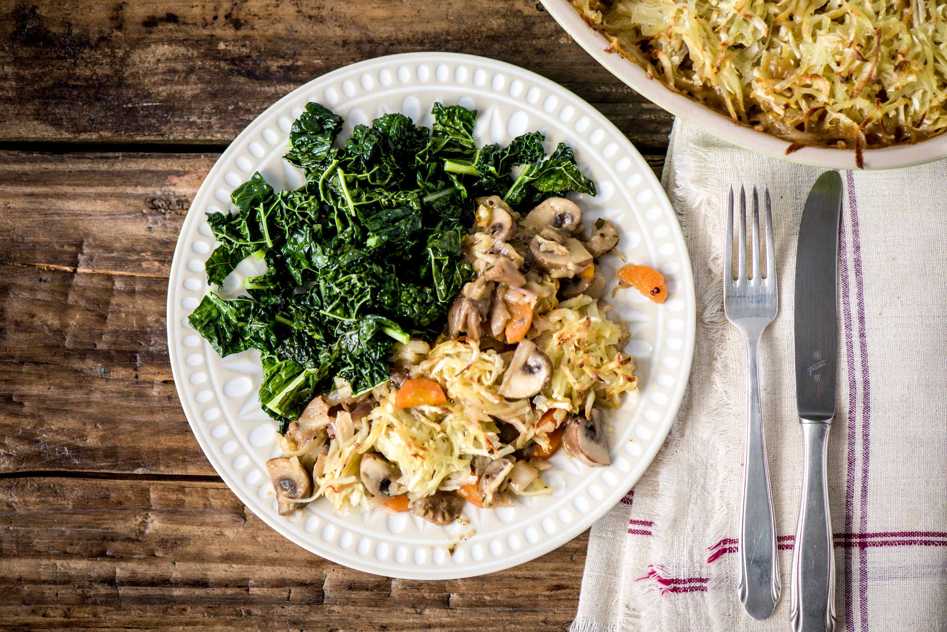 Winter Warming Mushroom Rosti Pie Recipe | HelloFresh