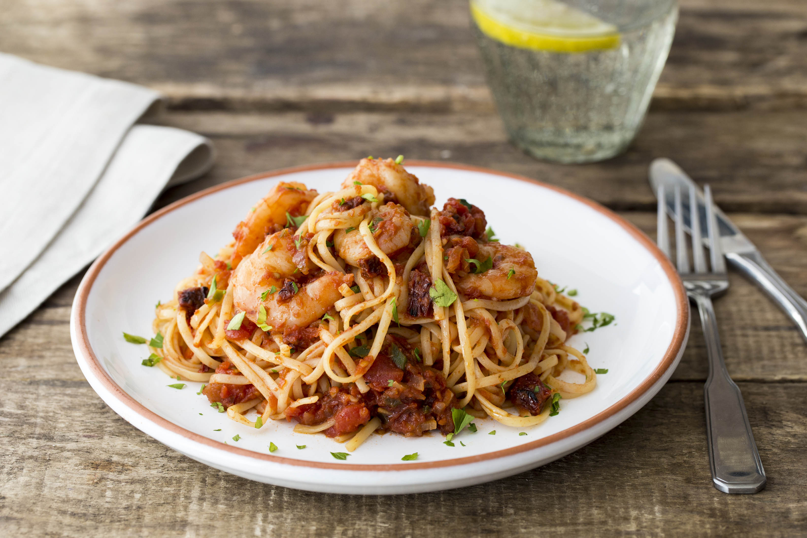 Tiger Prawn Spaghetti Recipe | HelloFresh