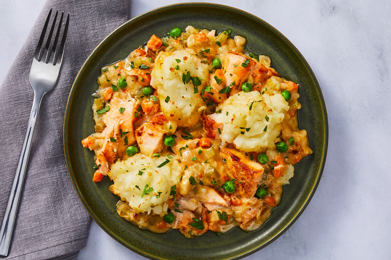 Mashed Potato-Topped Salmon Pie Recipe | HelloFresh