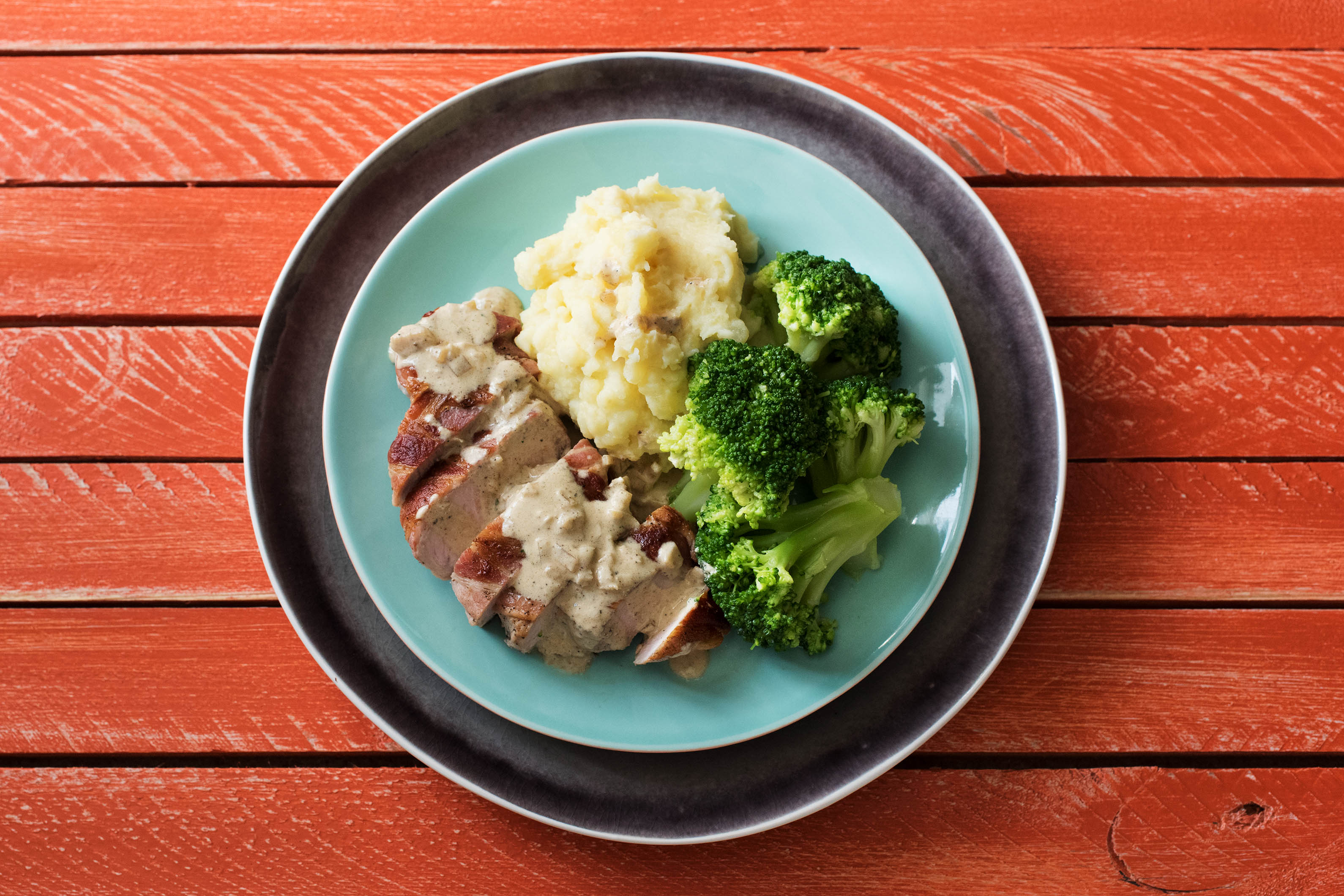 Bacon Wrapped Pork Loin Medallion Recipe | HelloFresh