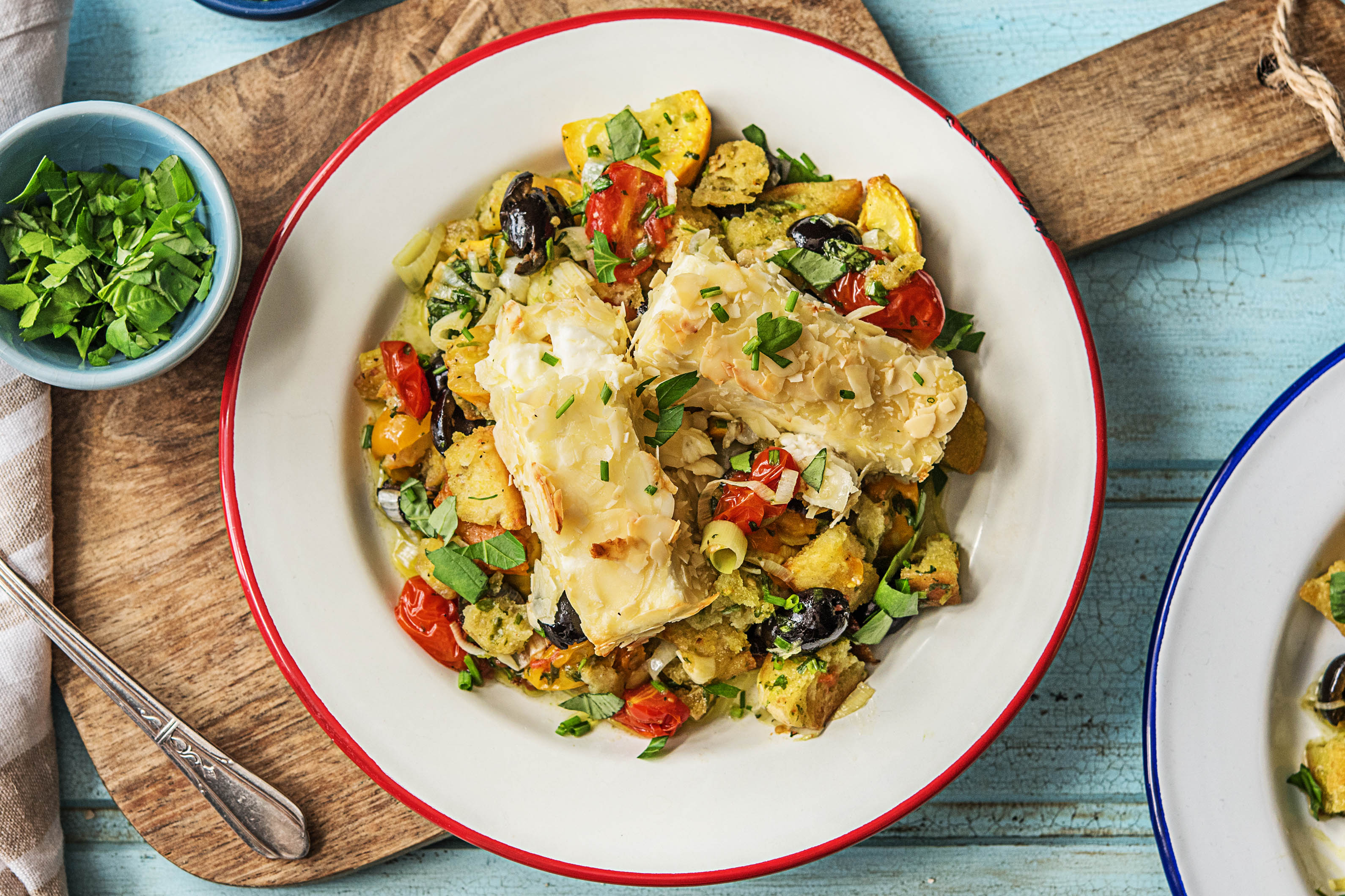 In Mandeln panierter Hirtenkäse Rezept | HelloFresh