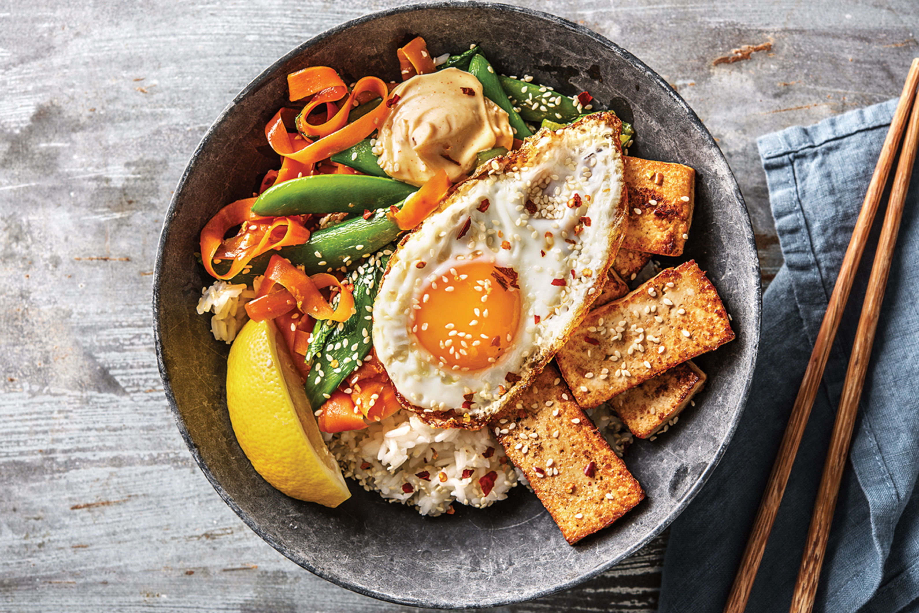 Teriyaki Tofu Bibimbap Recipe | HelloFresh
