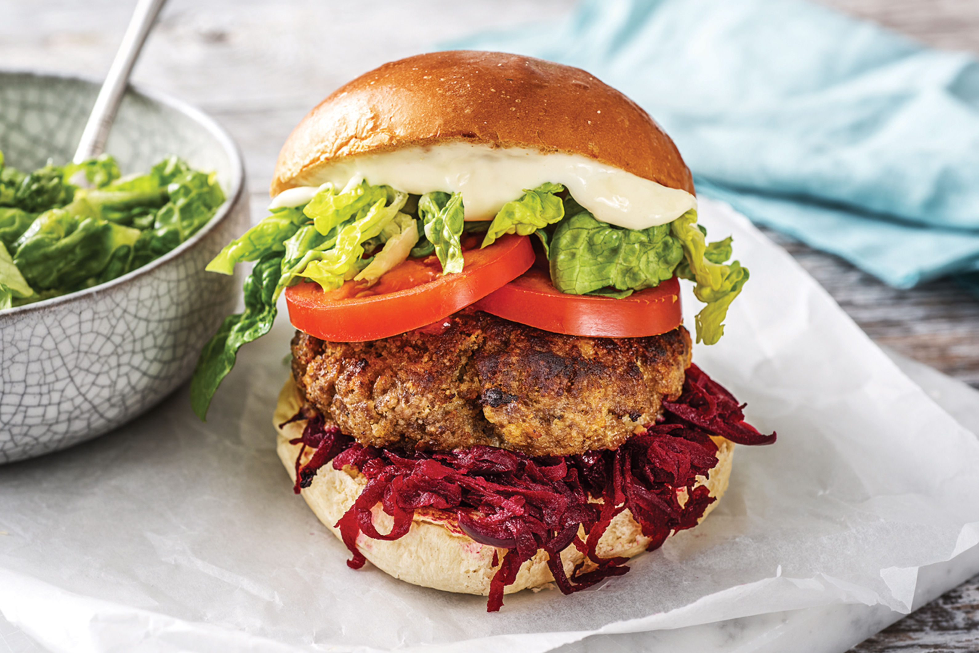 Beef Burgers with Beetroot Relish Recipe | HelloFresh