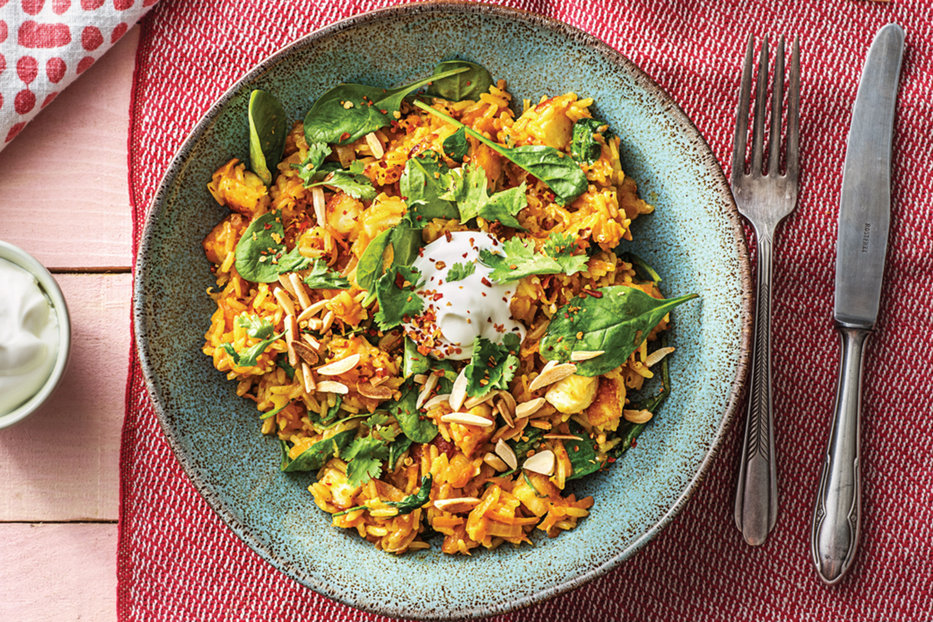 Paneer Cheese & Veggie Biryani Recipe | HelloFresh