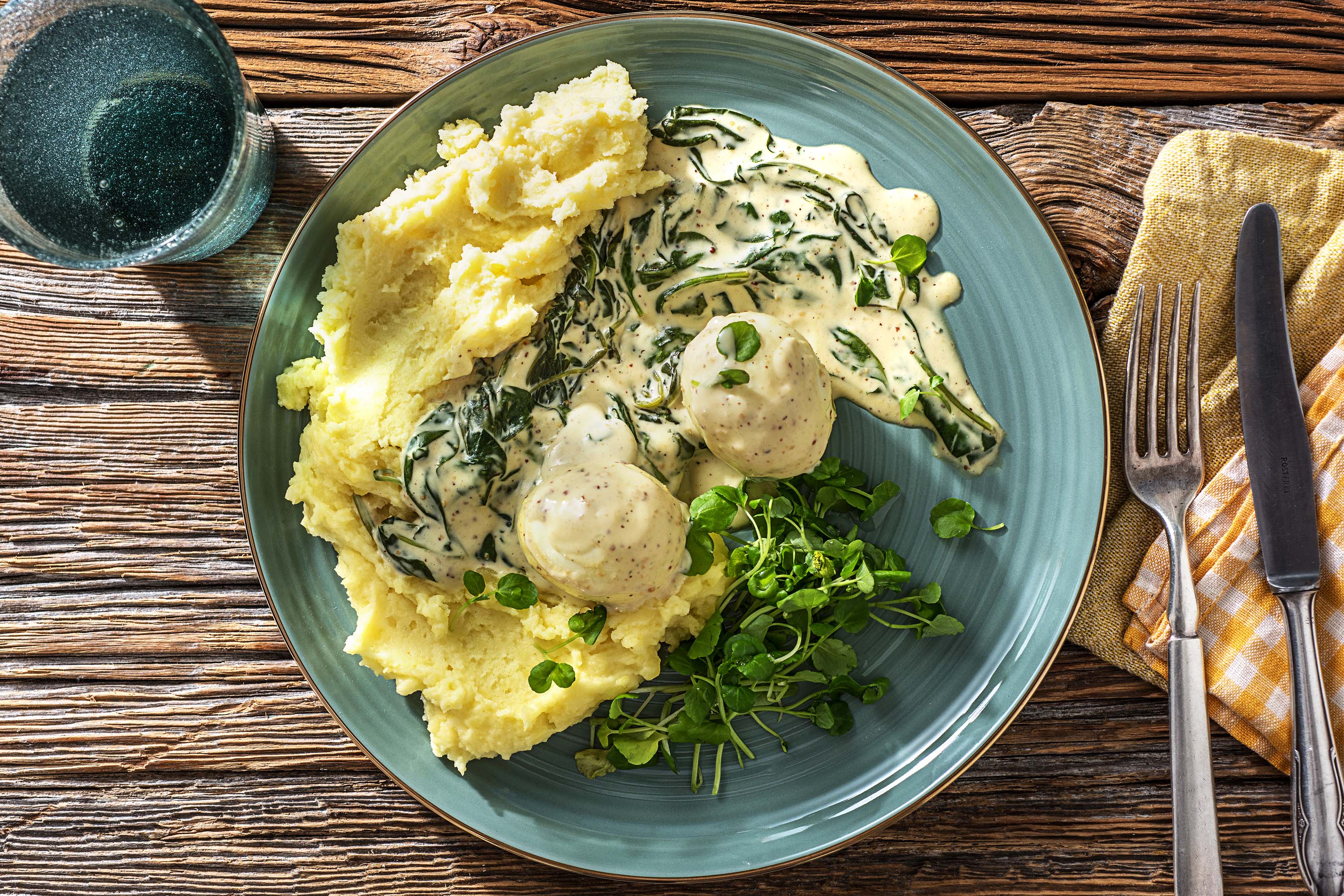 Traditionell: Eier in Senfsoße Rezept | HelloFresh