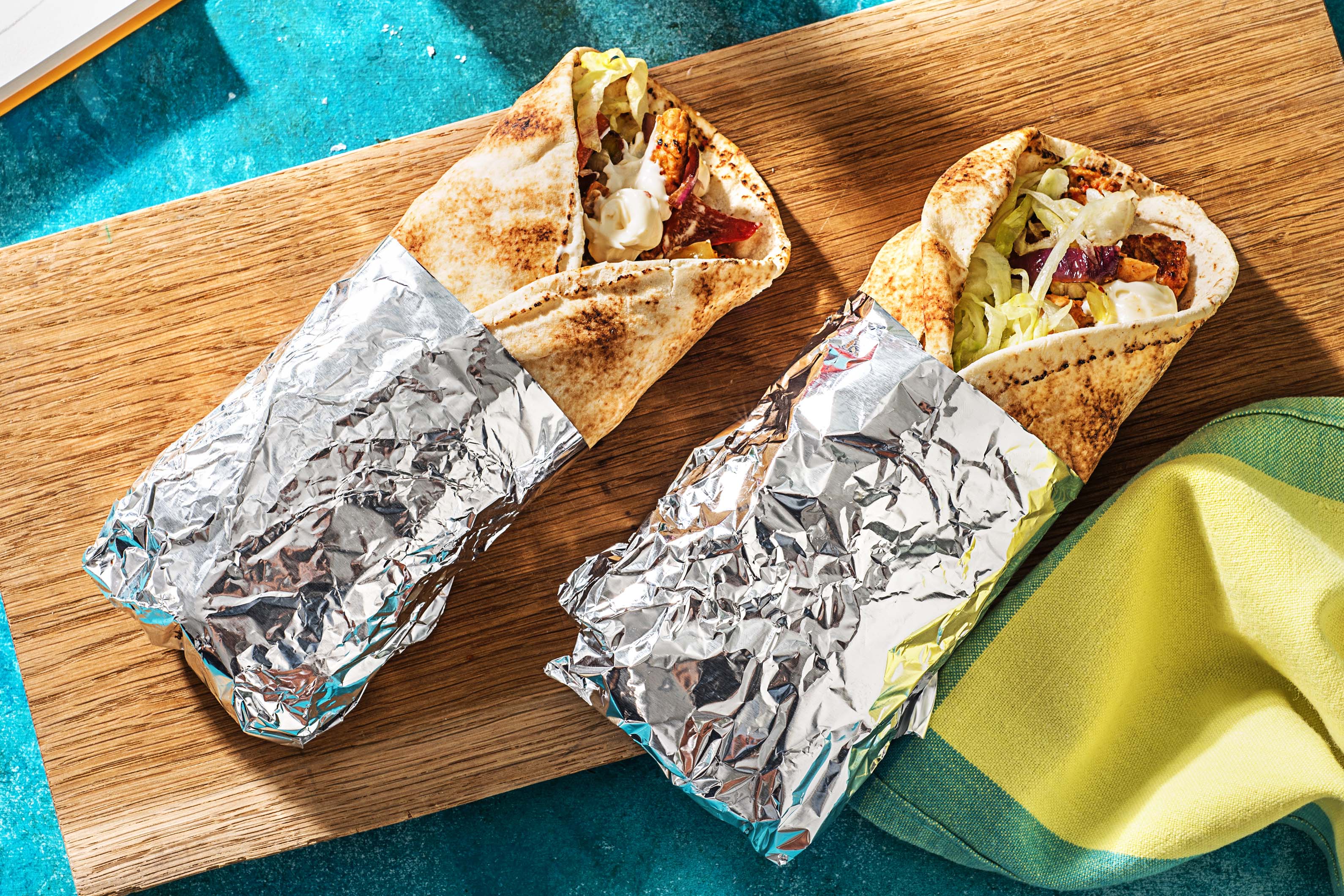 Pains plats au chawarma de dinde Recette | HelloFresh