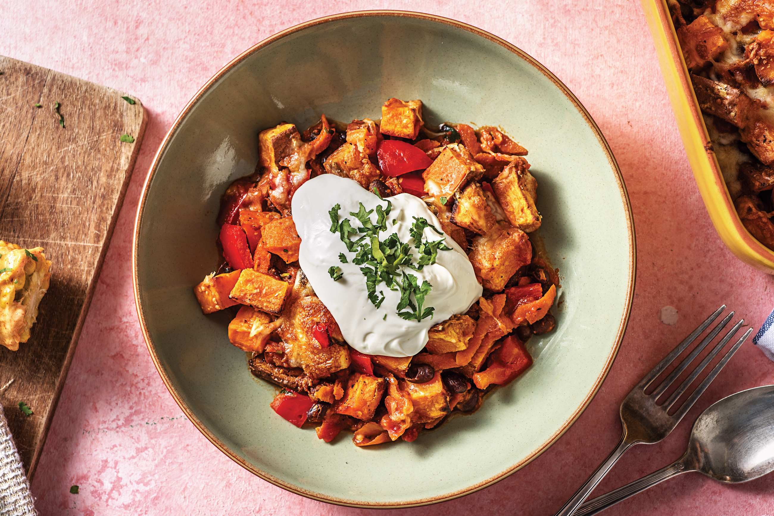 Mexican Bean Chilli Bake Recipe | HelloFresh