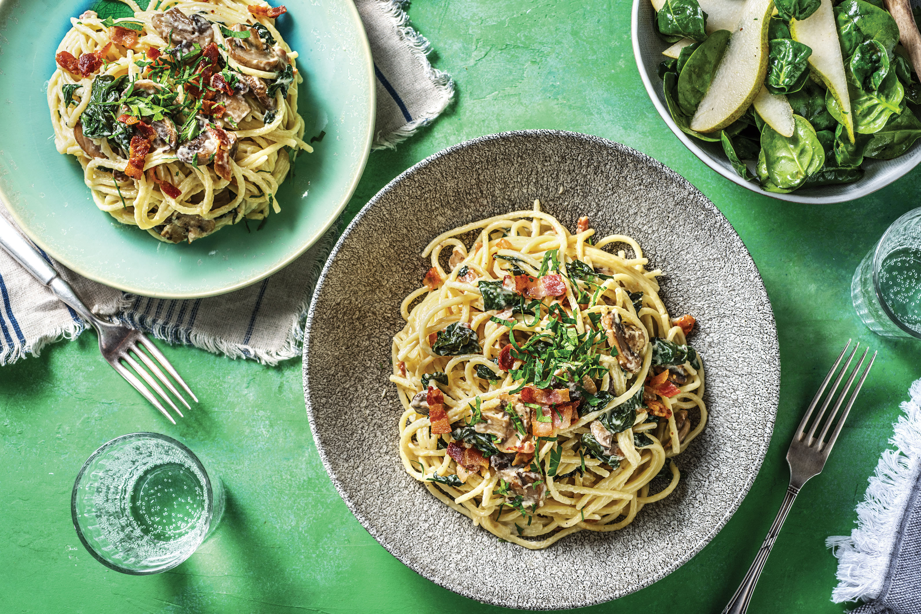 Cheese and Bacon Spaghetti Recipe | HelloFresh