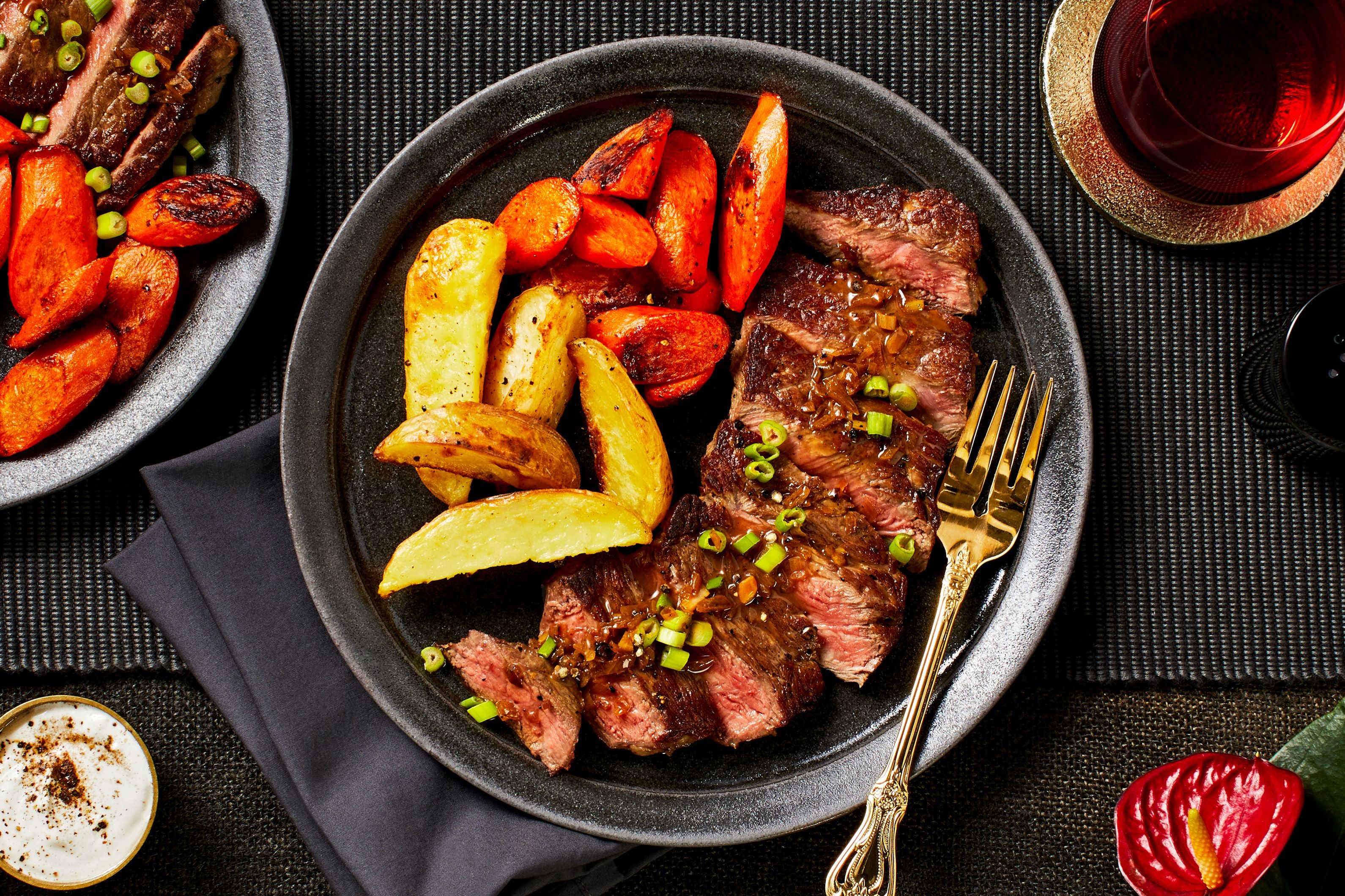 Steak Provençal with Truffle Cream Recipe | HelloFresh