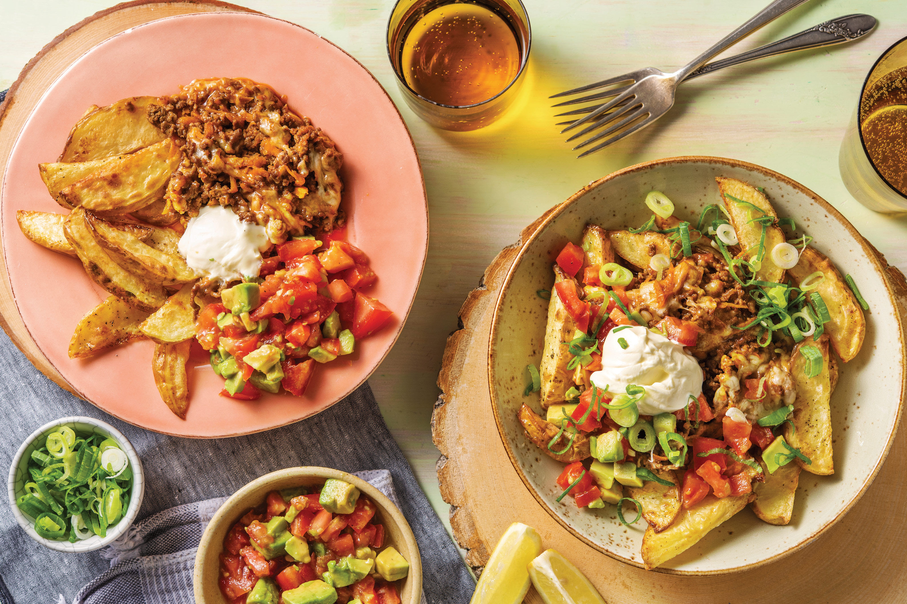 Cheesy BBQ Beef Loaded Wedges Recipe | HelloFresh
