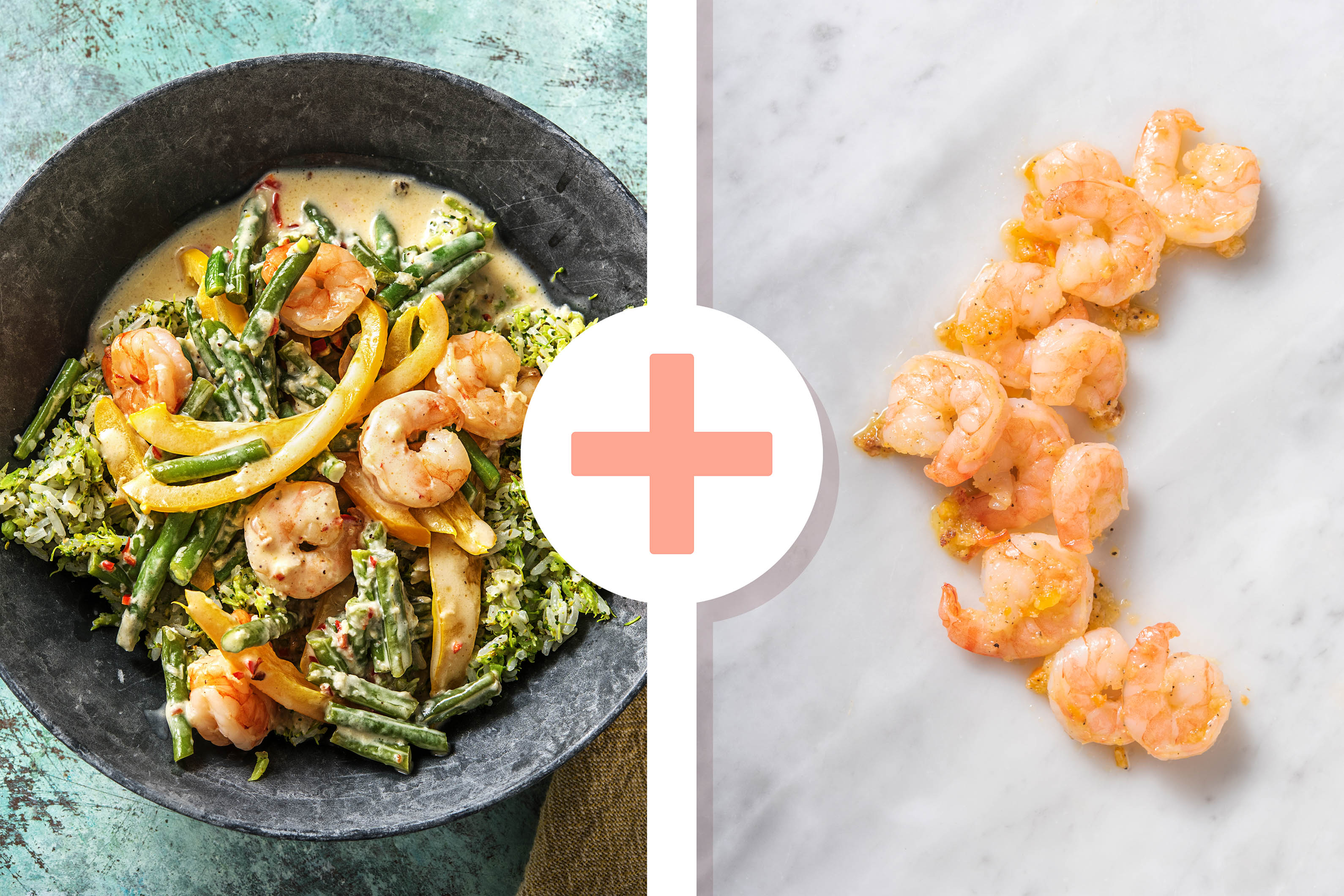 Double protein - Curry express avec plus de crevettes Recette | HelloFresh