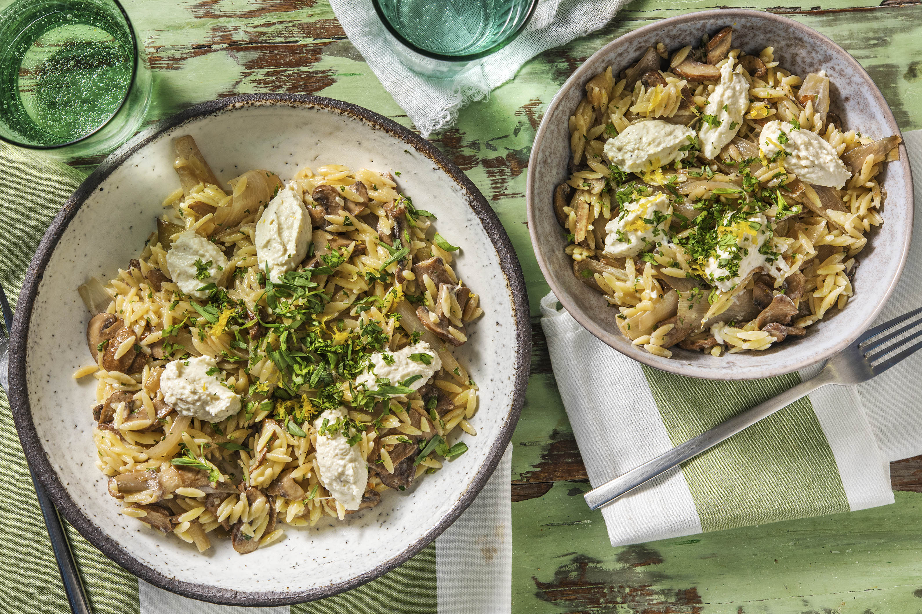 Orzo aux échalotes poêlées Recette | HelloFresh