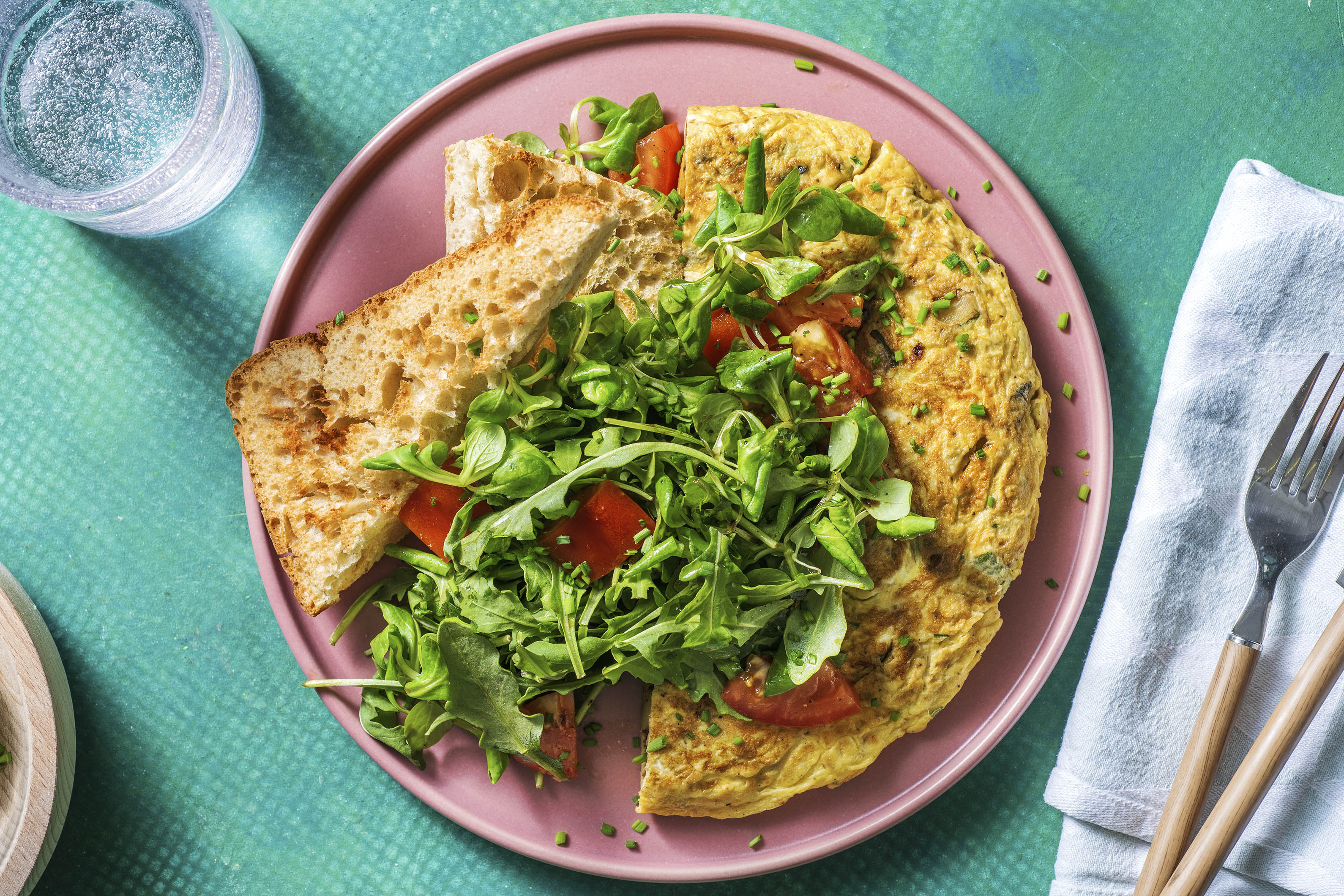 Omelette paysanne aux légumes et pommes de terre Recette | HelloFresh