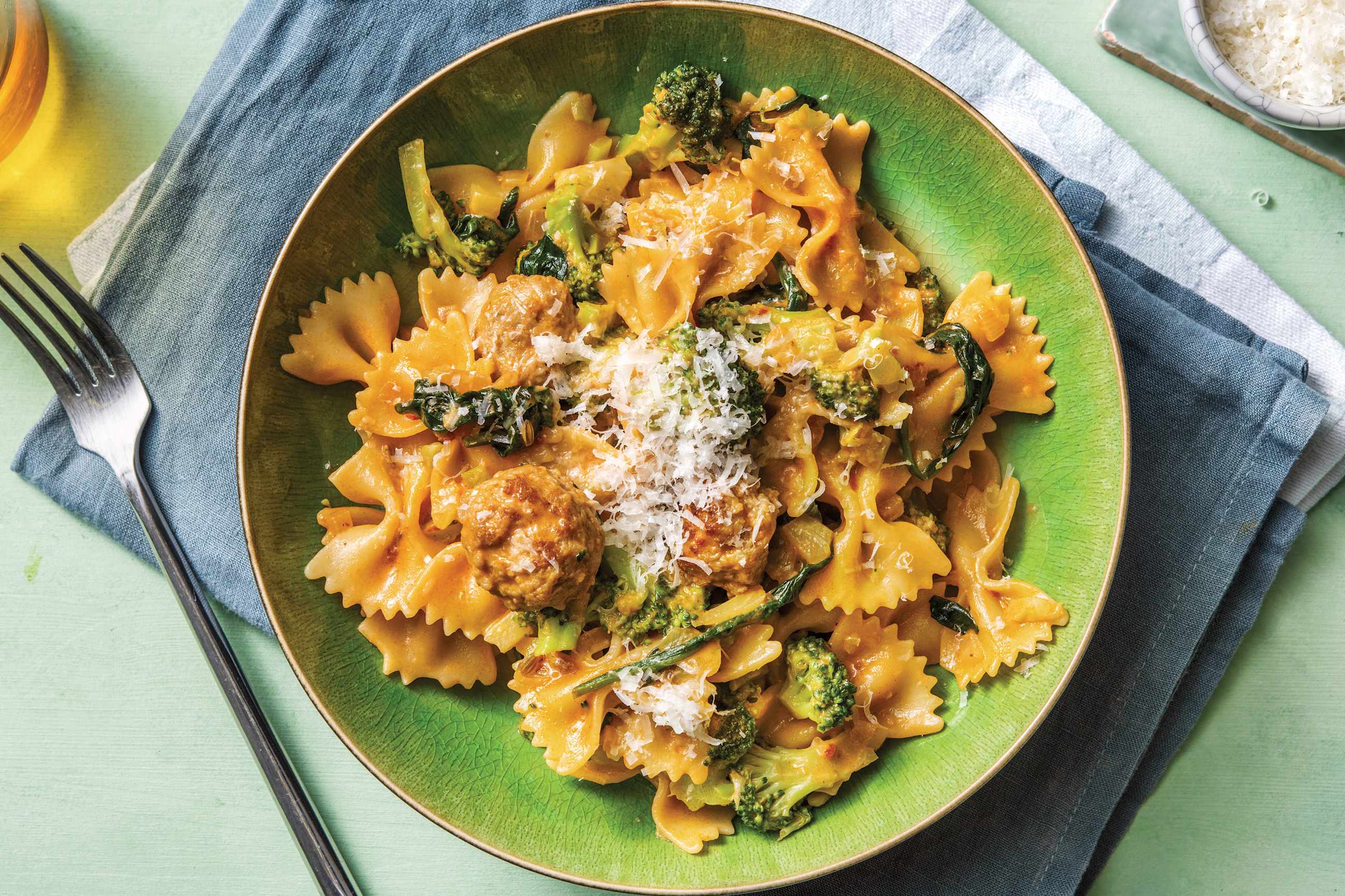 Creamy Italian Pork Sausage, Broccoli & Fennel Farfalle Recipe | HelloFresh